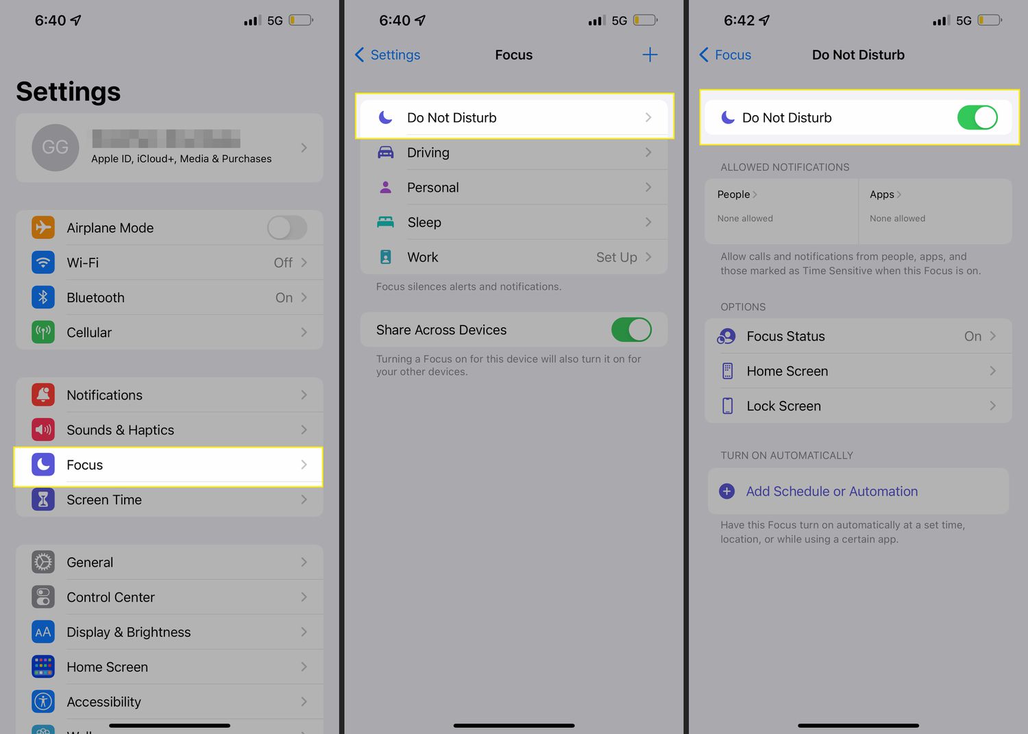 Focus Mode on iPhone: The Complete Guide - Astropad